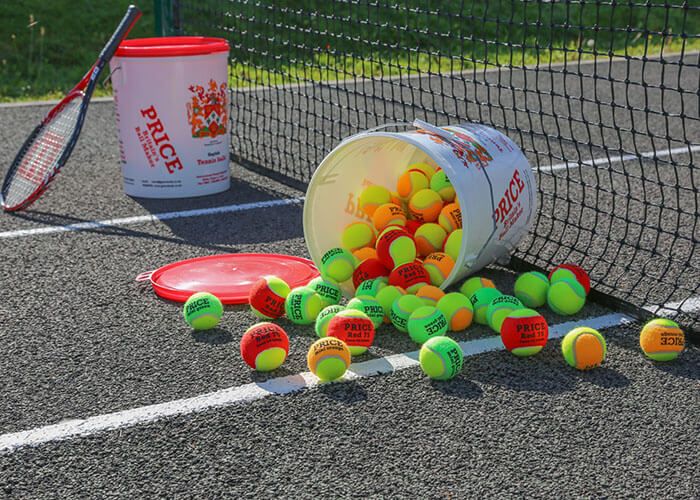 Price Mixed Mini Kid's Tennis Balls, Starter Set, Made in UK